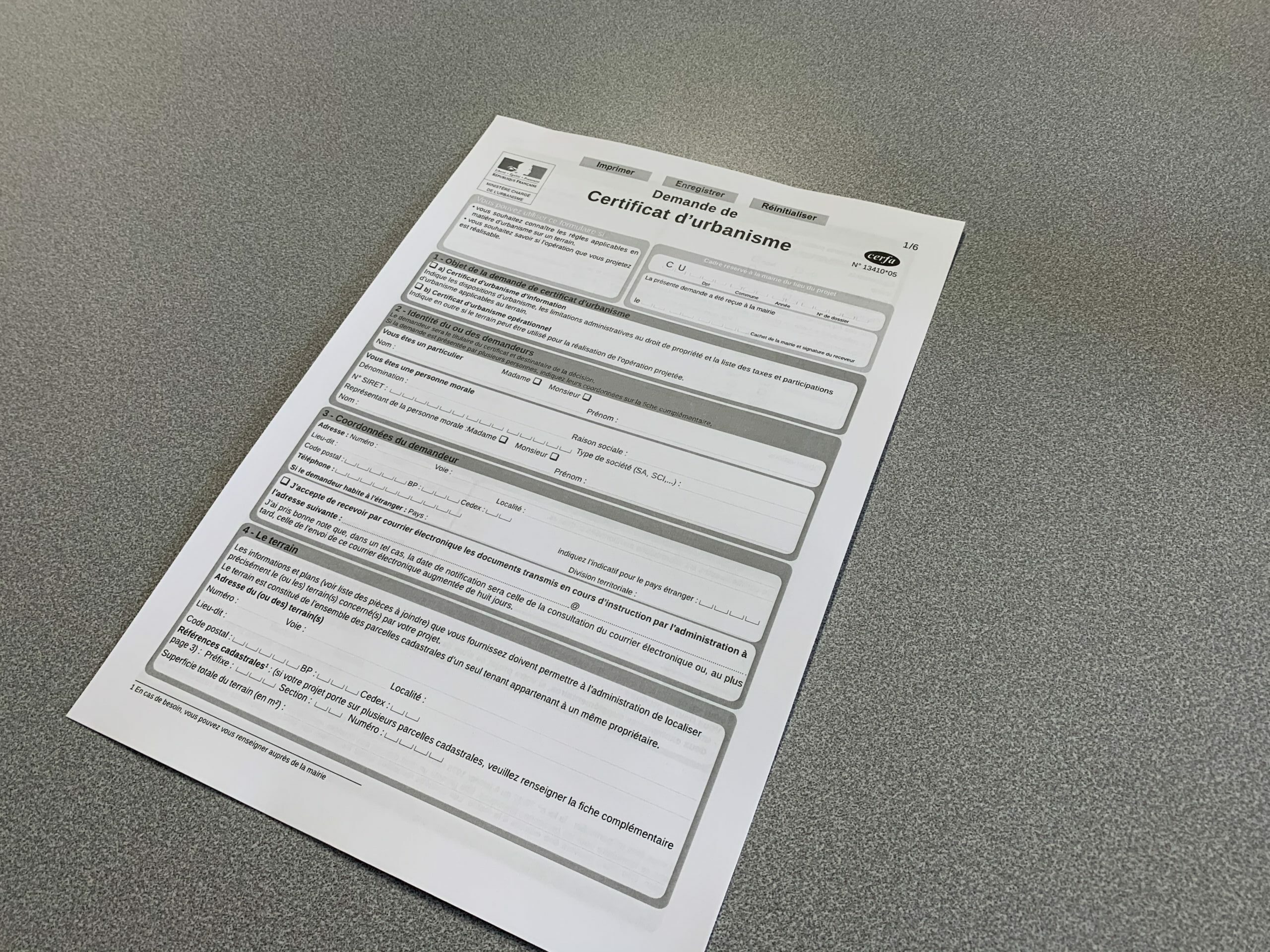 Certificat d'urbanisme - Montrichard Val de Cher